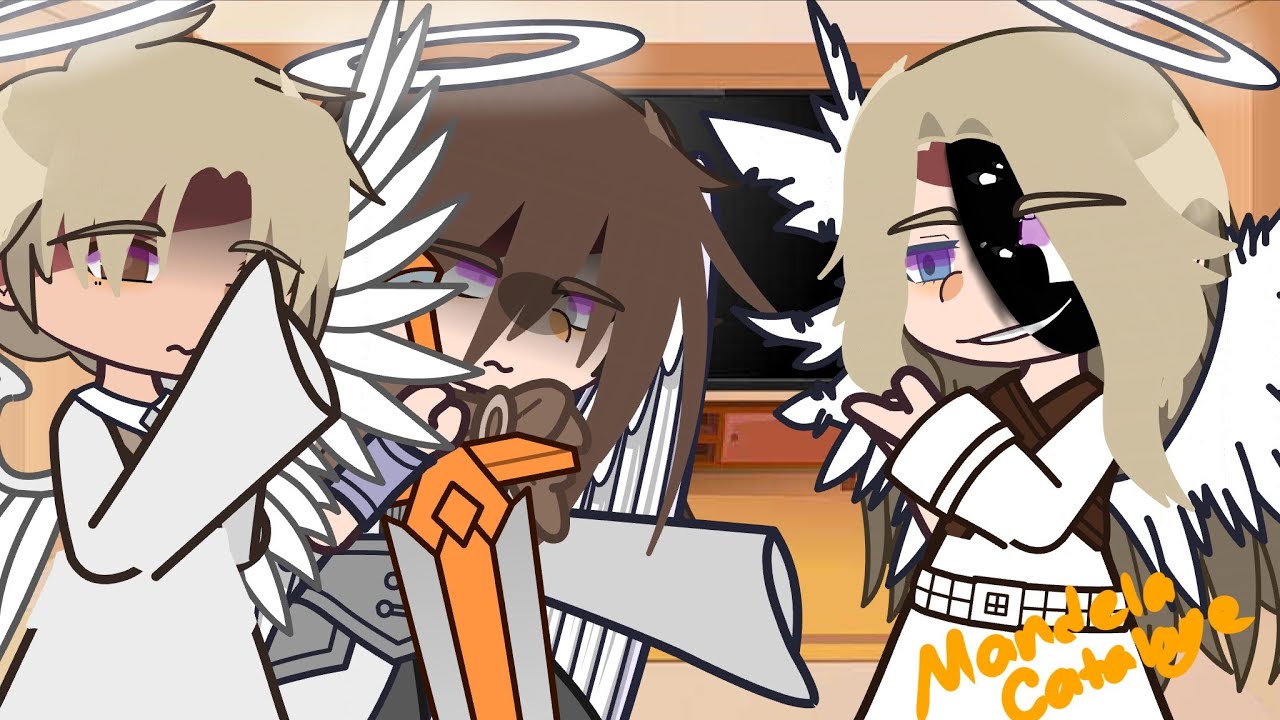 Angels react to Gabriel as Gabriel from Mandela Catalogue||Reaction||1/ ...