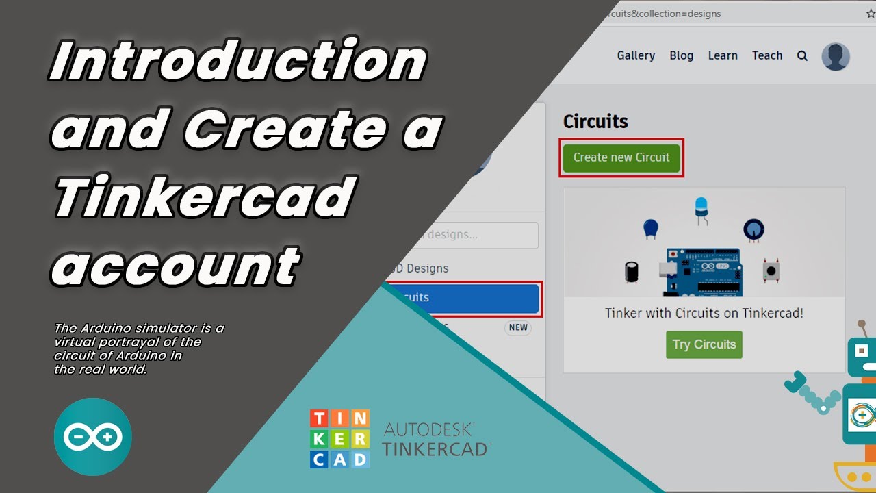 Introduction & Create a Tinkercad account - YouTube