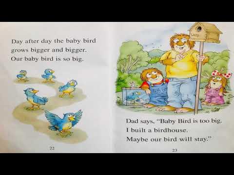 Little Critter, Just a baby bird by Mercer Mayer, read aloud bedside ...