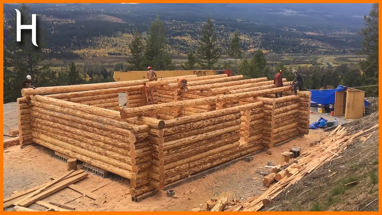 Amazing Off Grid Tiny House Building - TIMELAPSE Building Off Grid ...