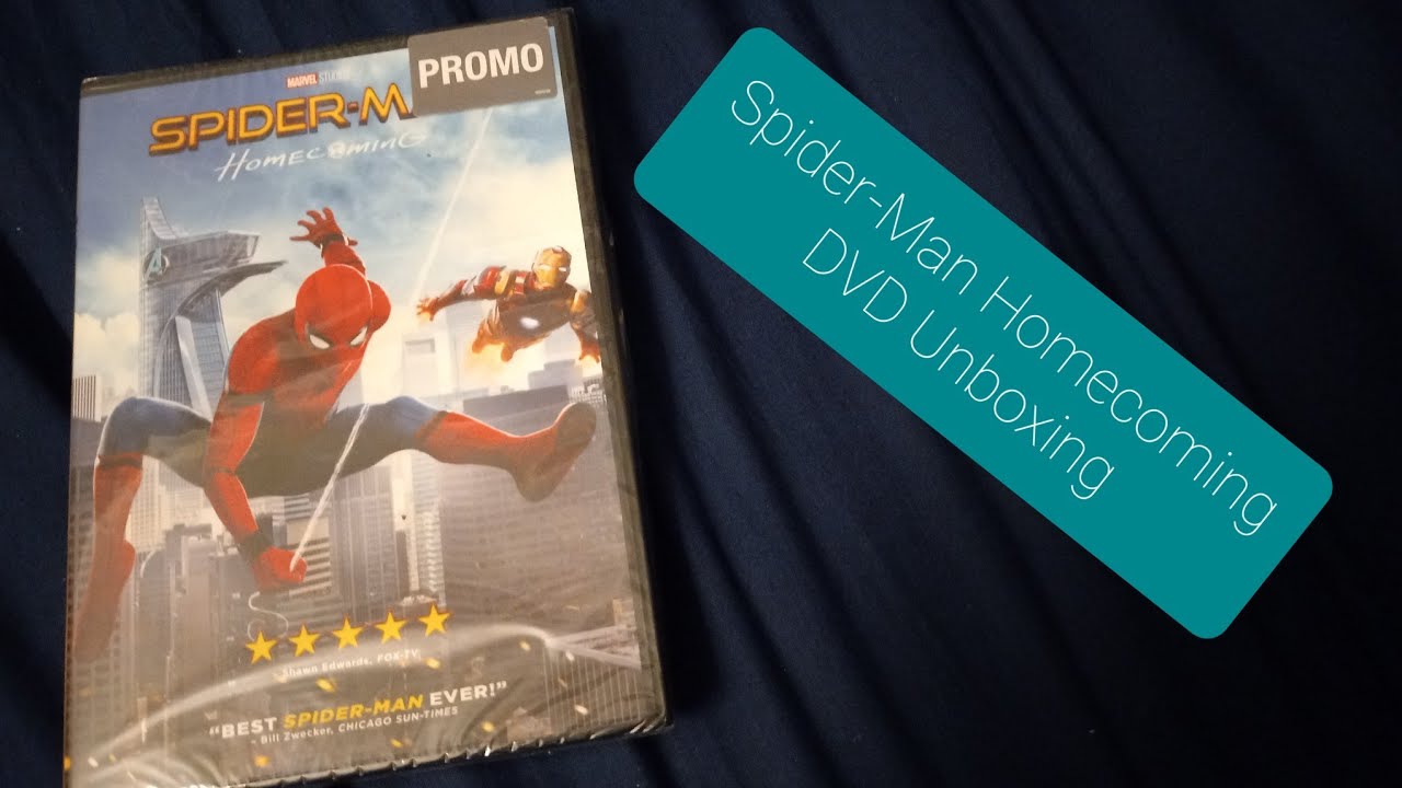 Spider-Man Homecoming DVD Unboxing - YouTube