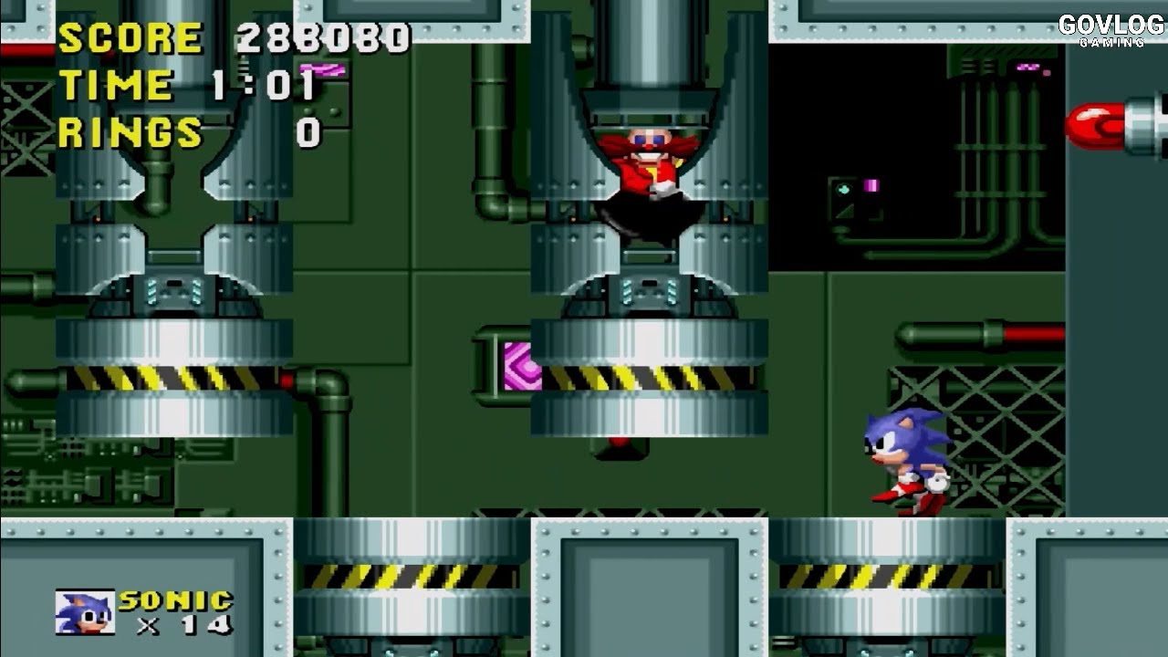 Sonic The Hedgehog 1 - All Bosses, SEGA GENESIS - YouTube