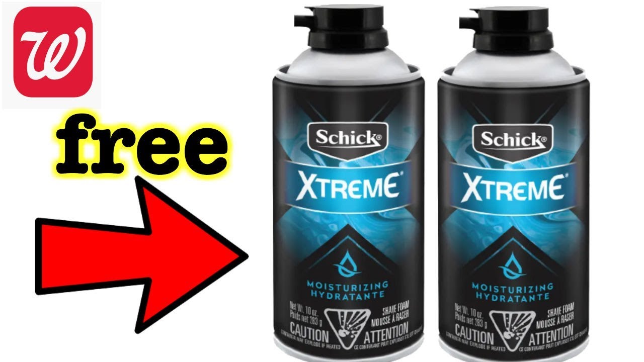 Walgreens: FREEE SCHICK shave cream deal! - YouTube