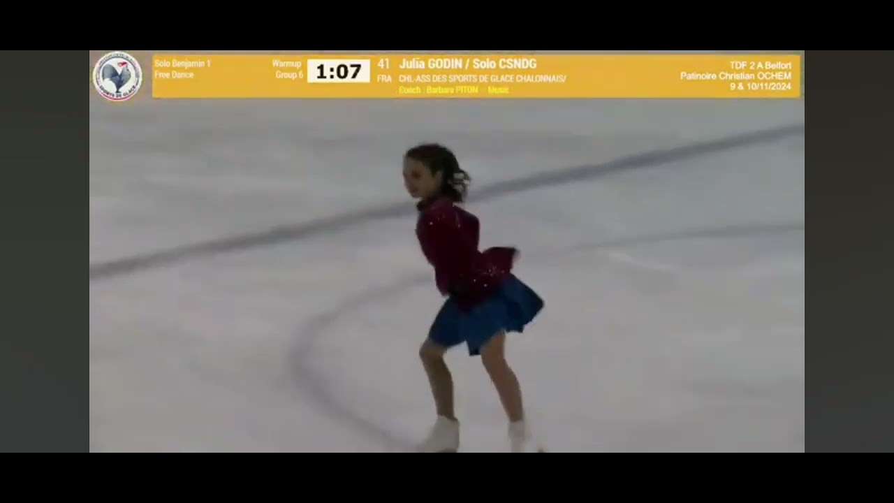 TDF2 2024 Belfort - Julia - cat. benjamin 1 - Free Dance - YouTube