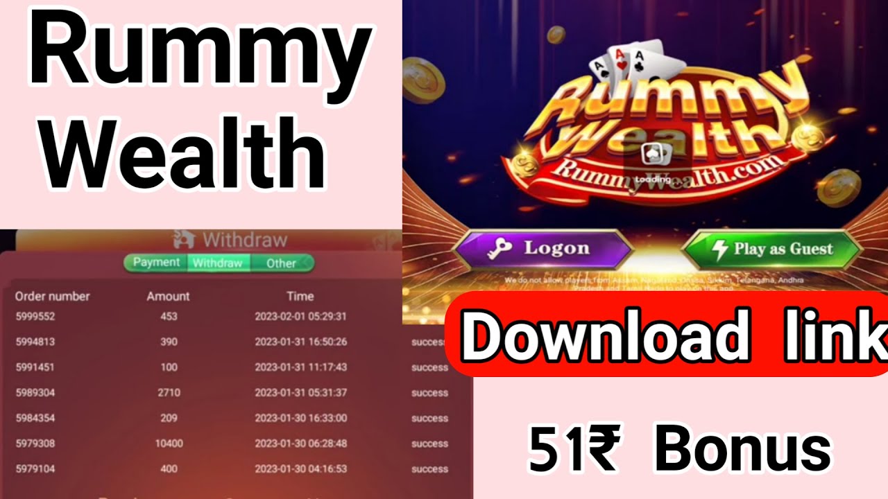 Rummy Wealth App Link | Rummy Wealth Link Download | rummy wealth ...