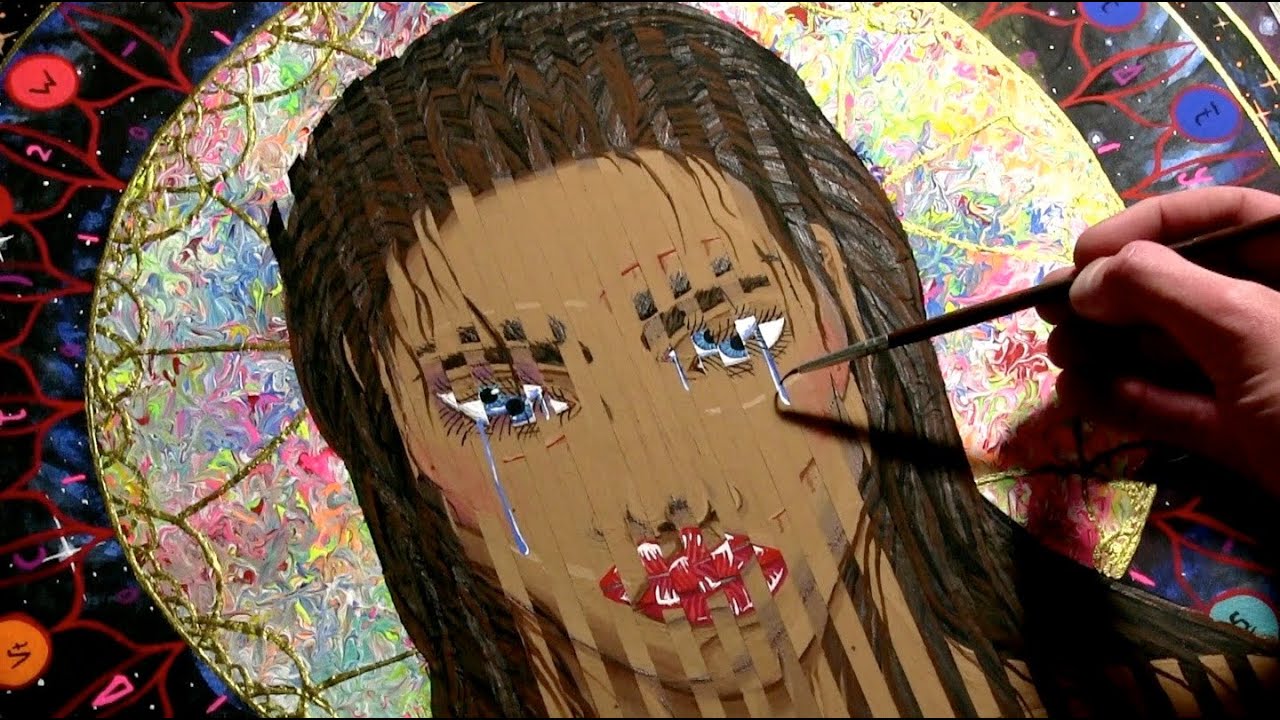Portrait Painting/ Acrylic Painting Tutorial - YouTube