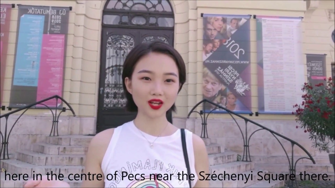 Tour in Pecs with Zhou Yimeng - YouTube