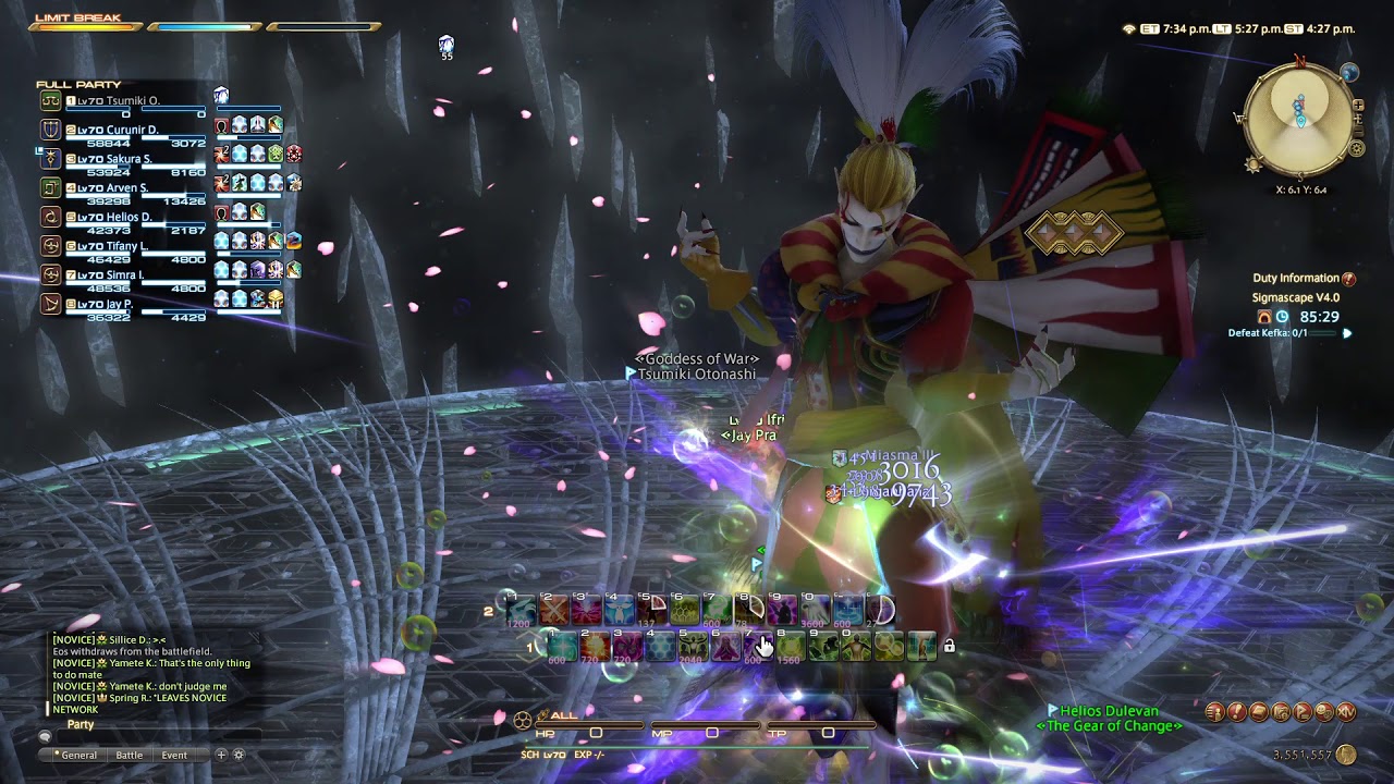 FINAL FANTASY XIV omega 8 kefka - YouTube