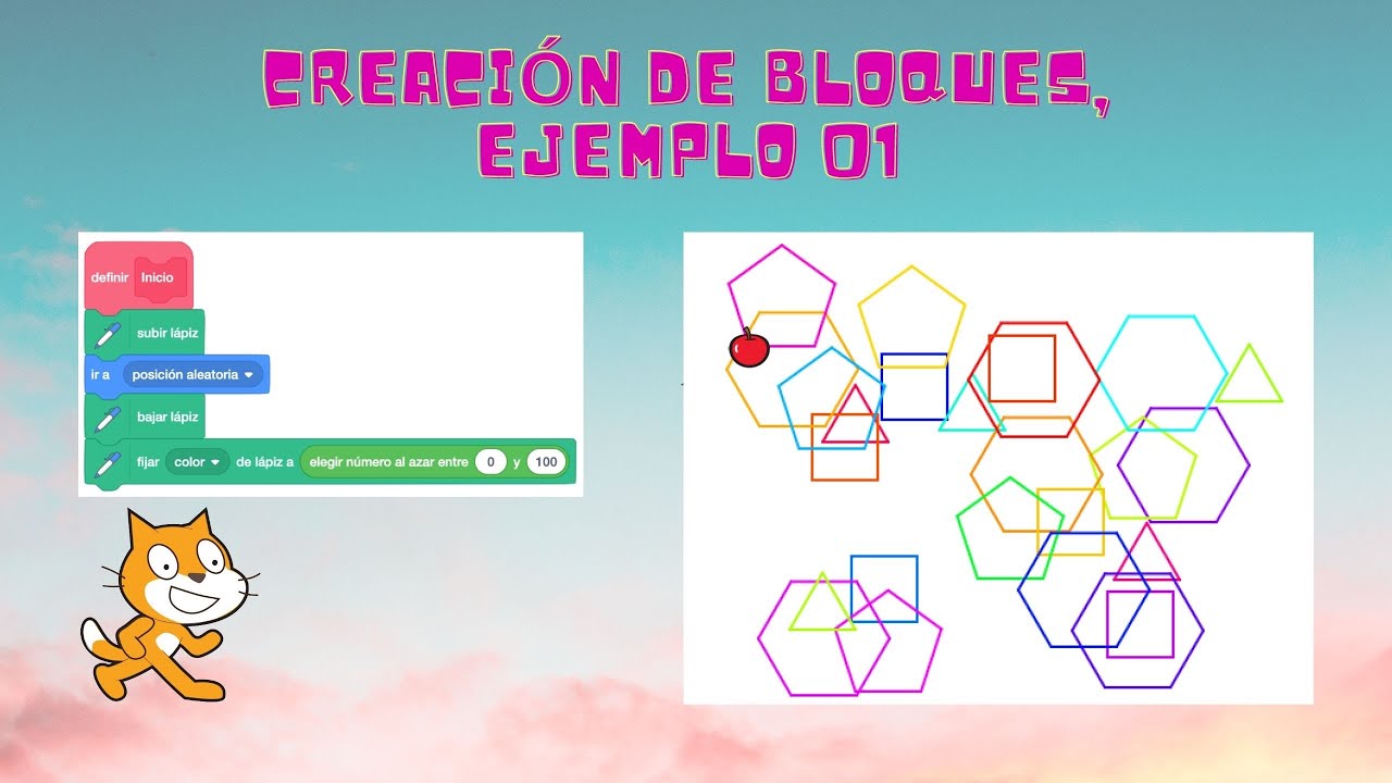 [Scratch] Crear bloques, ejemplo 1. - YouTube