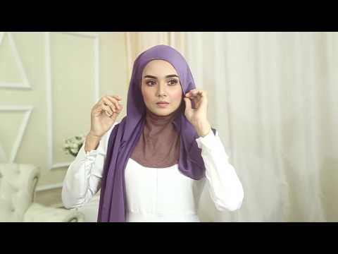 Hijab Tutorial - Khayra Satin (Semi Instant)