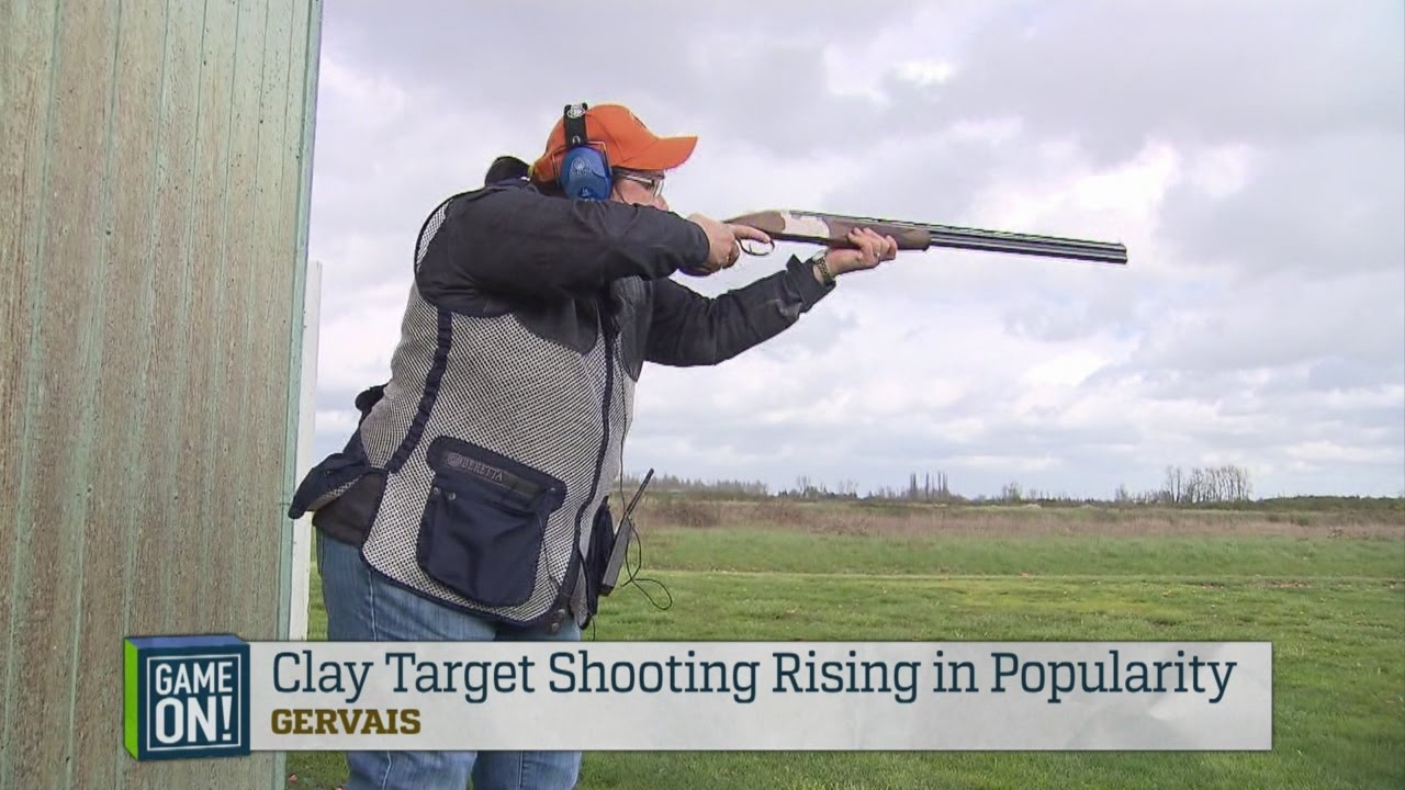 Clay target shooting rising in popularity - YouTube
