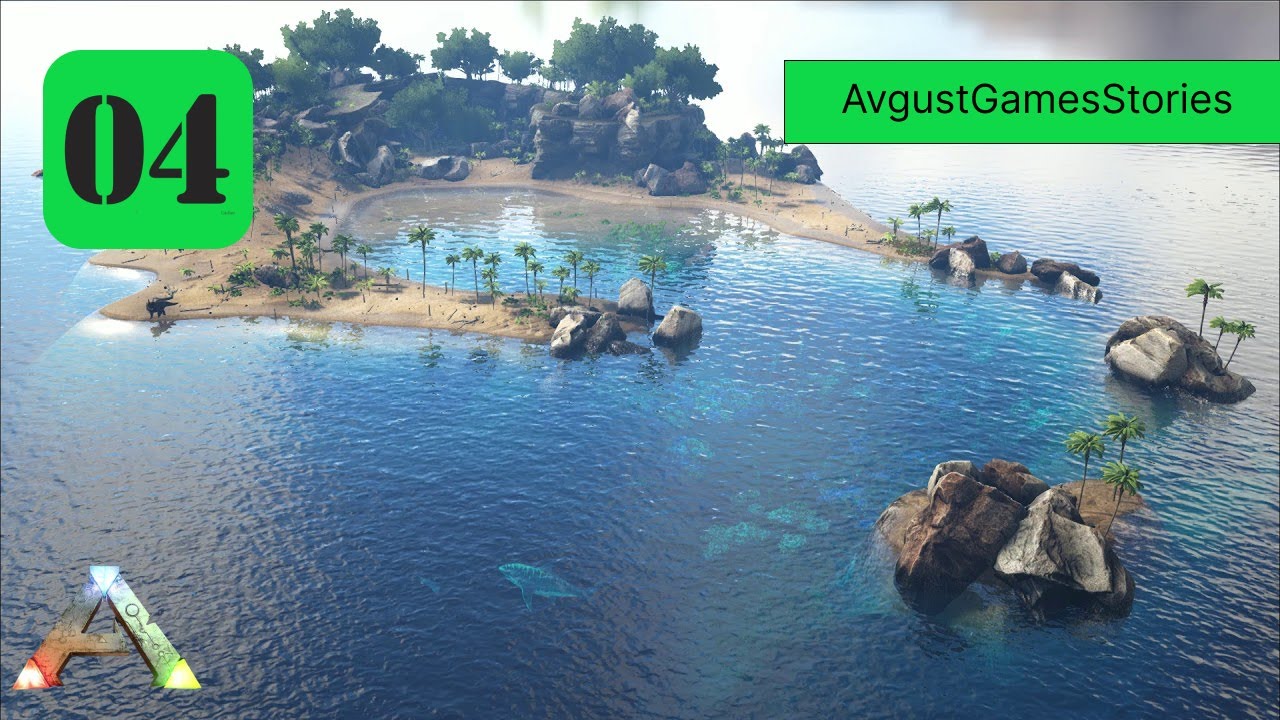 ARK Survival Evolved Full HD 60FPS #4 Остров Травоядных Остров - YouTube