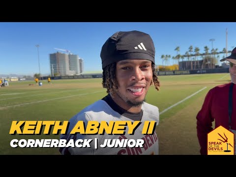 ASU CB Keith Abney II on his NFL Draft future, his All-Big 12 season ...