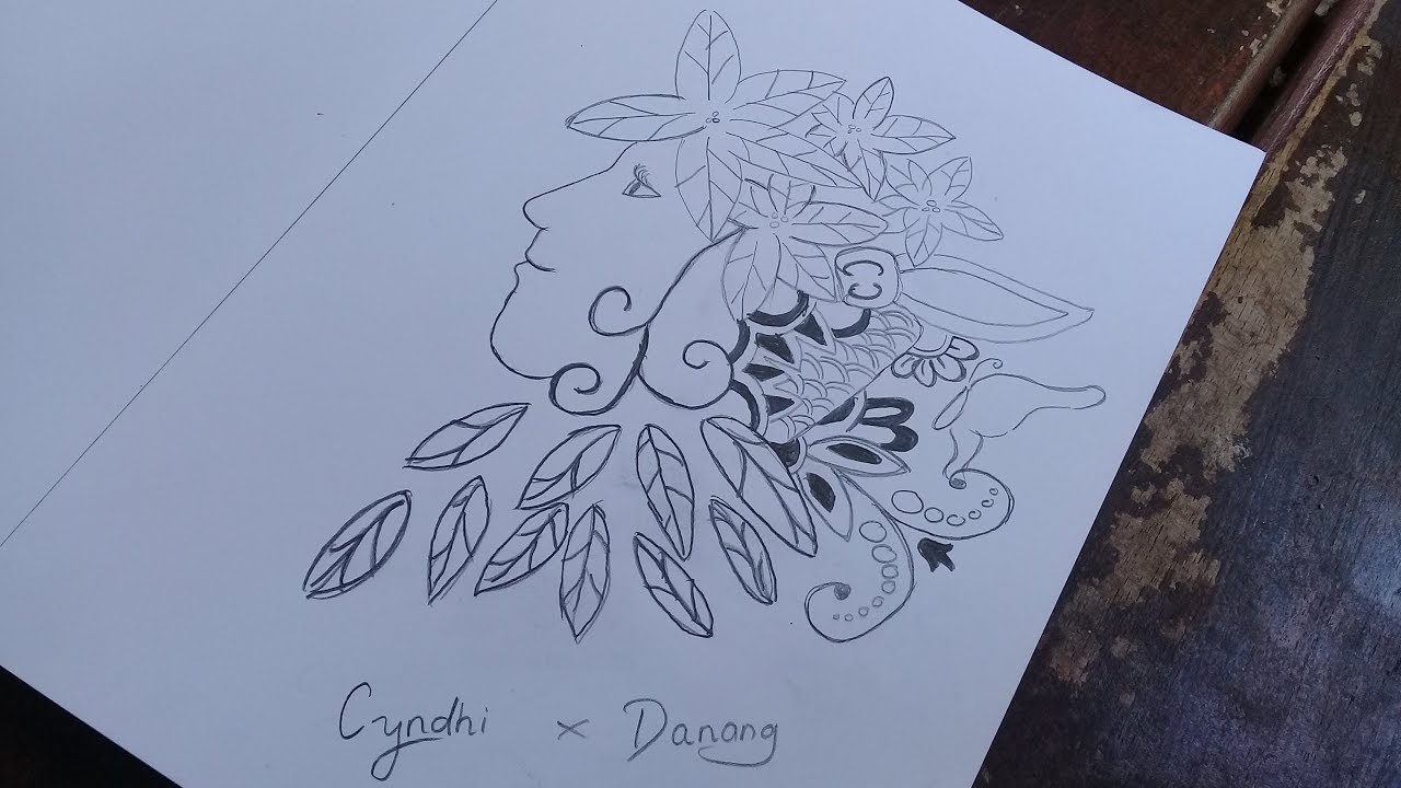 Drawing Vignette | Pencil Drawing - YouTube