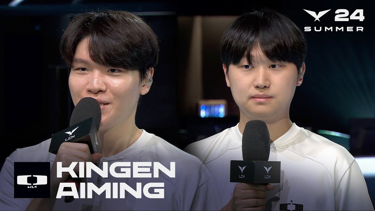 [VIETSUB] Phỏng Vấn DK Kingen Aiming | LCK Mùa Hè 2024 [DK vs FOX] - YouTube