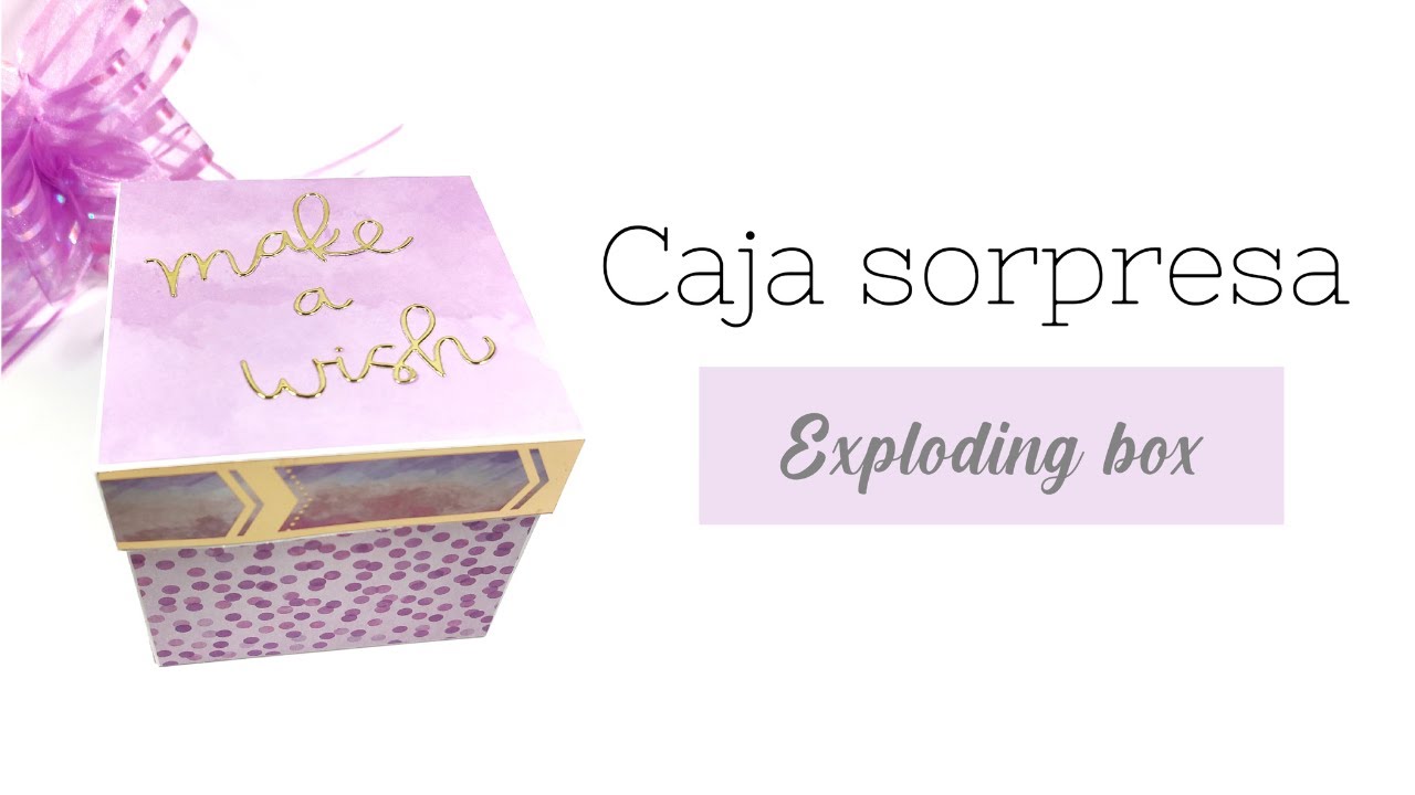 Caja Sorpresa de cumpleaños "Exploding box" - YouTube