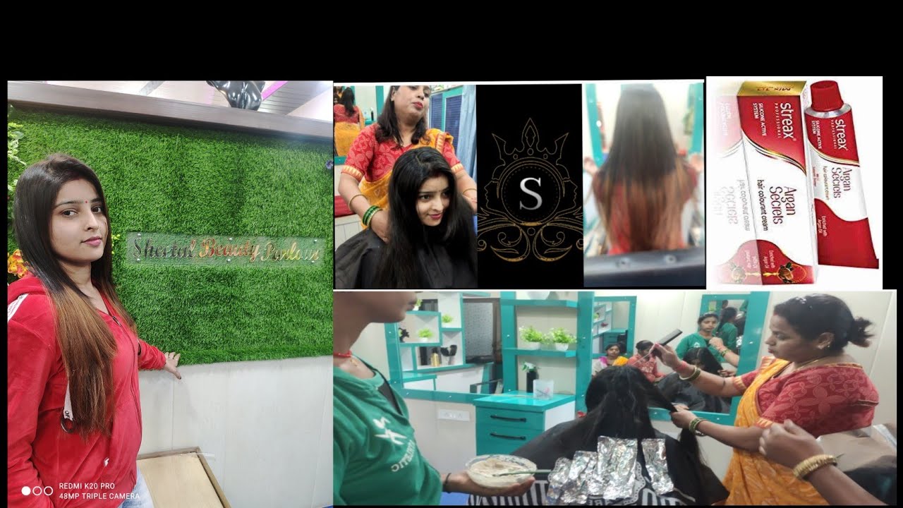 👉👉How to apply global color after hair cutting/the correct way of use ...