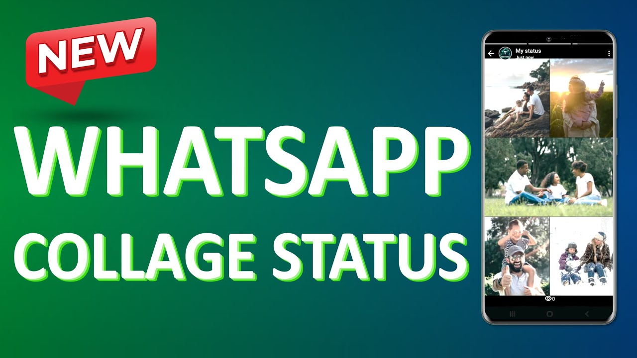 Create Collage-Style Status with Multiple Photos | WhatsApp New Feature ...