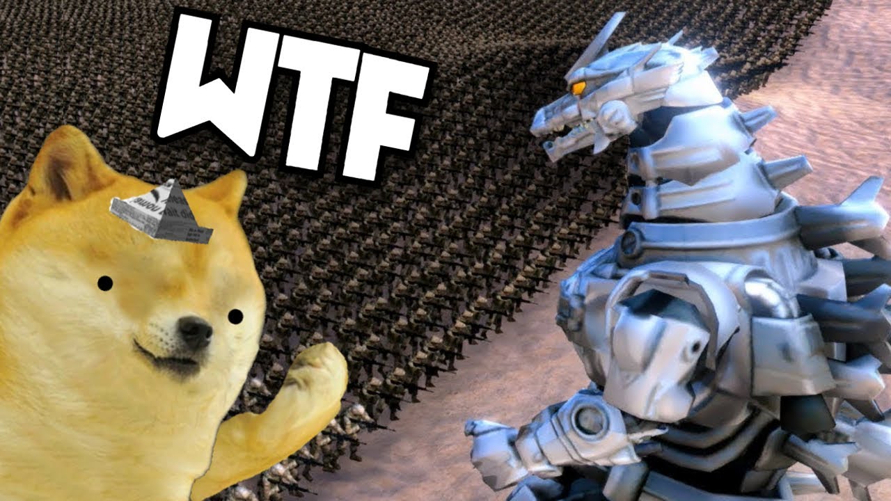 GODZILLA metalico VS SOLDADOS XD - Juegos con cheems - Simulador de ...