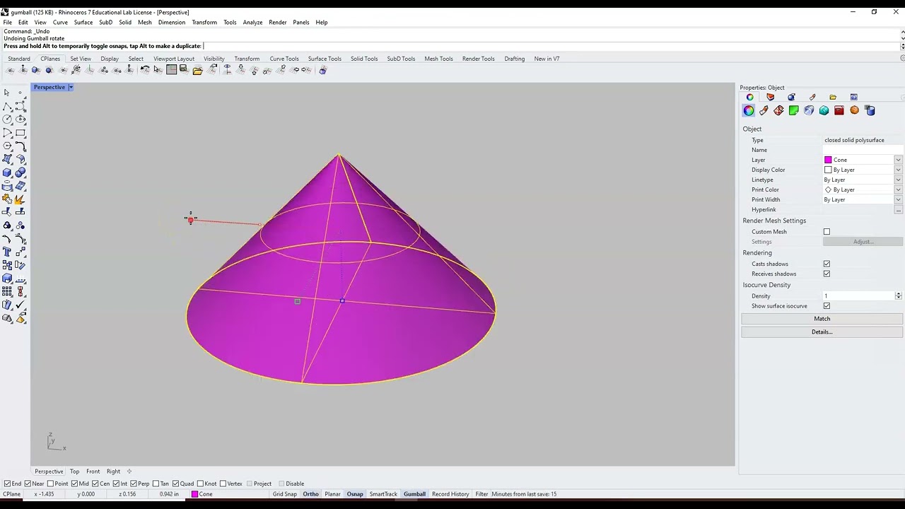 Rhino Gumball Tool Introduction - YouTube