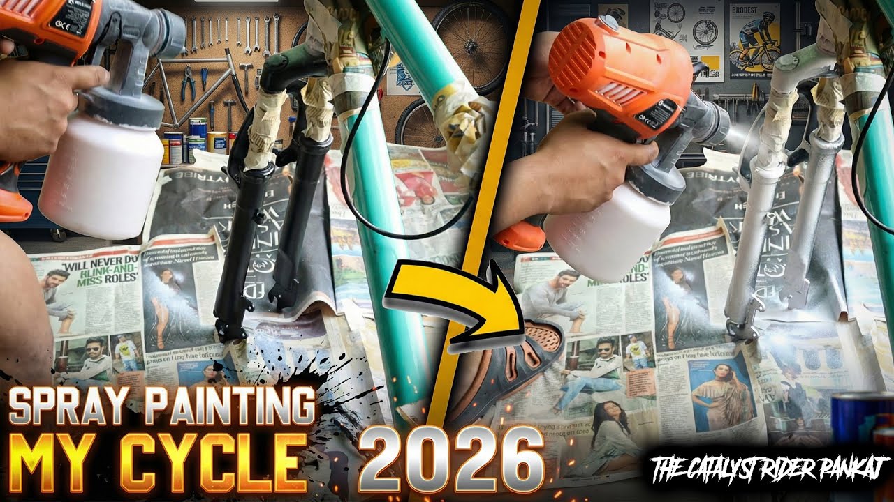 Spray Painting My Cycle | Catalyst X Venom | Modifying Cycle |Painting ...