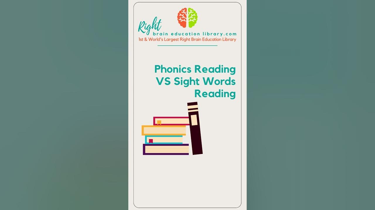 shorts Phonics Reading VS Sight Words Reading For Babies And Toddlers shorts-phonics-reading-vs-sight-words-reading-for-babies-and-toddlers