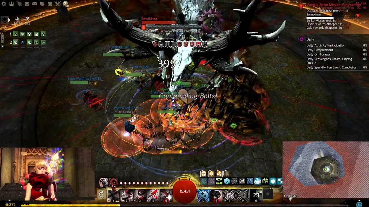 [Guild Wars 2] Strike Mission : Boneskinner DD PoV - YouTube
