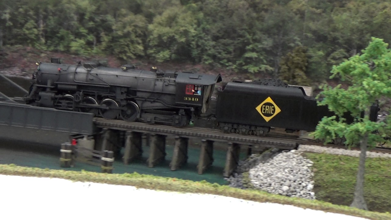 Frank Baker's Erie S-4 Class Berkshire. - YouTube