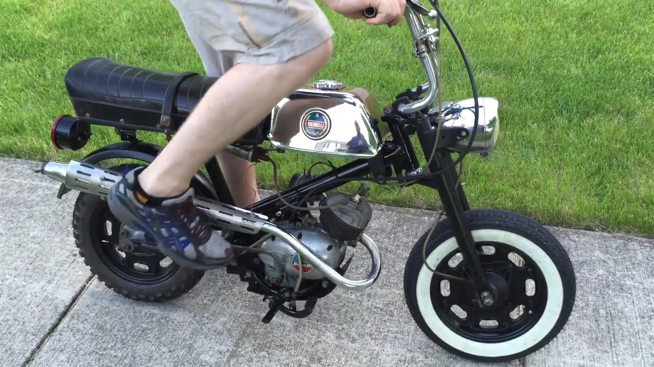 1972 Benelli Dynamo II 65cc Start Up and Running - YouTube