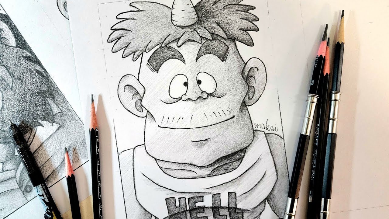 How to draw Dragon Ball Z Character Goz (Blue Ogre) | One of the Ogres ...