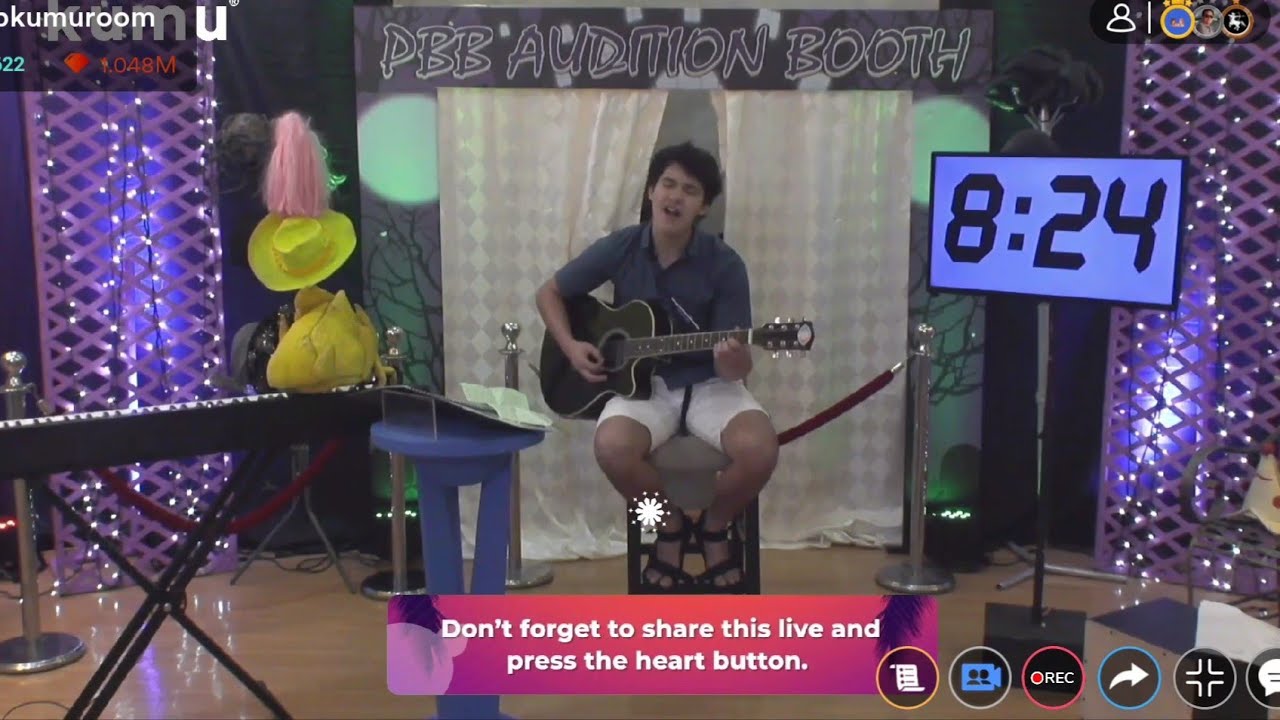 PBB Rob Blackburn Kumuroom Singing Audition - YouTube