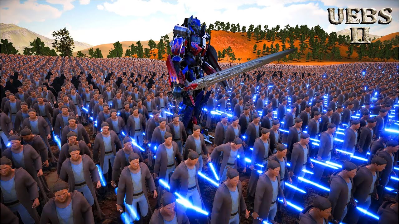 Zombie Siege: Optimus Prime and Jedi Knights in Bumblebee’s Rescue Mission | UEBS 2 - YouTube