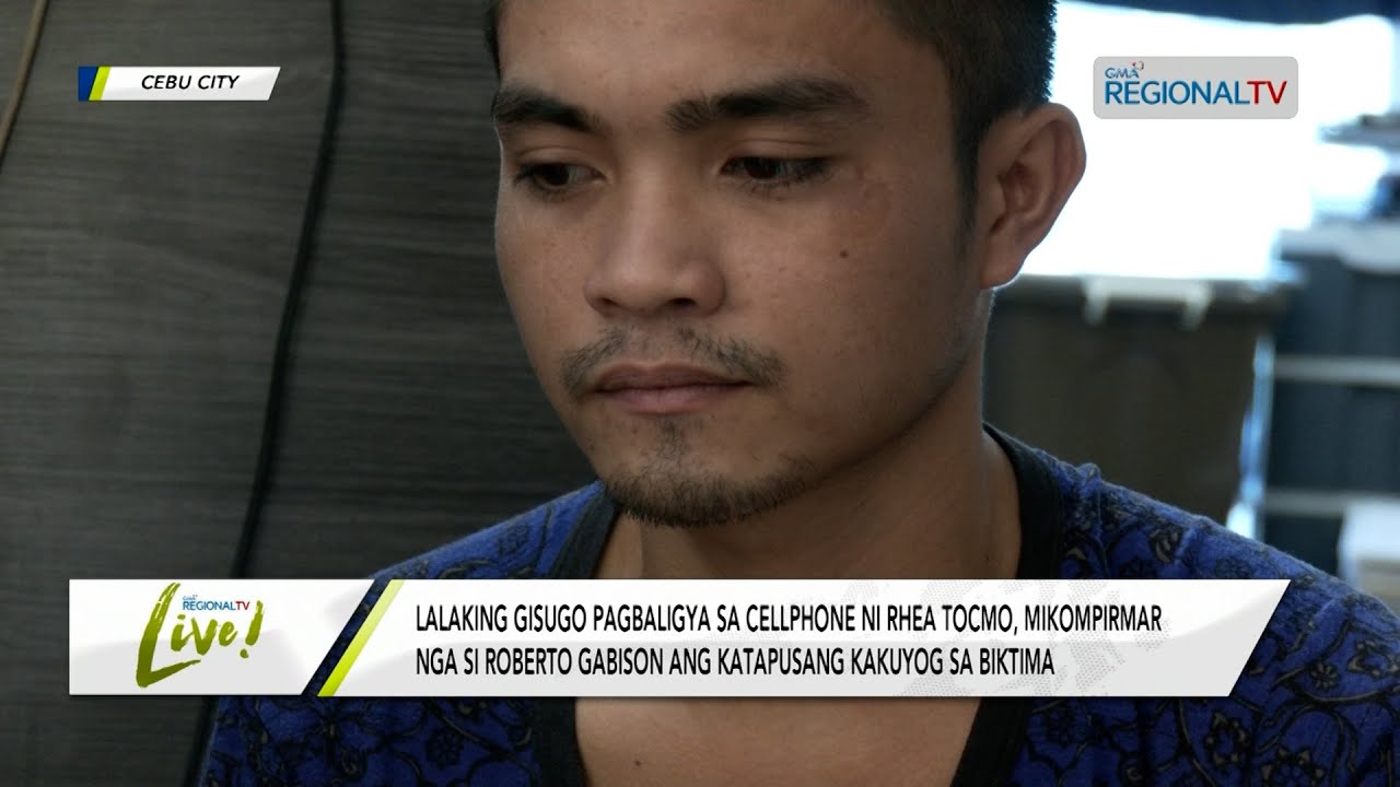 GMA Regional TV Live: Suspek Sa Pagpatay Kang Reah Tocmo, Mihimakak Sa Pasangil - YouTube