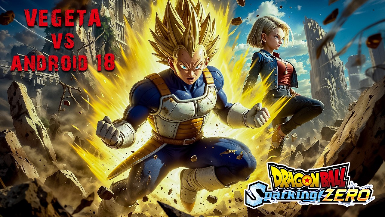 Vegeta’s Fierce Showdown with Android 18! Dragon Ball Sparking Zero ...