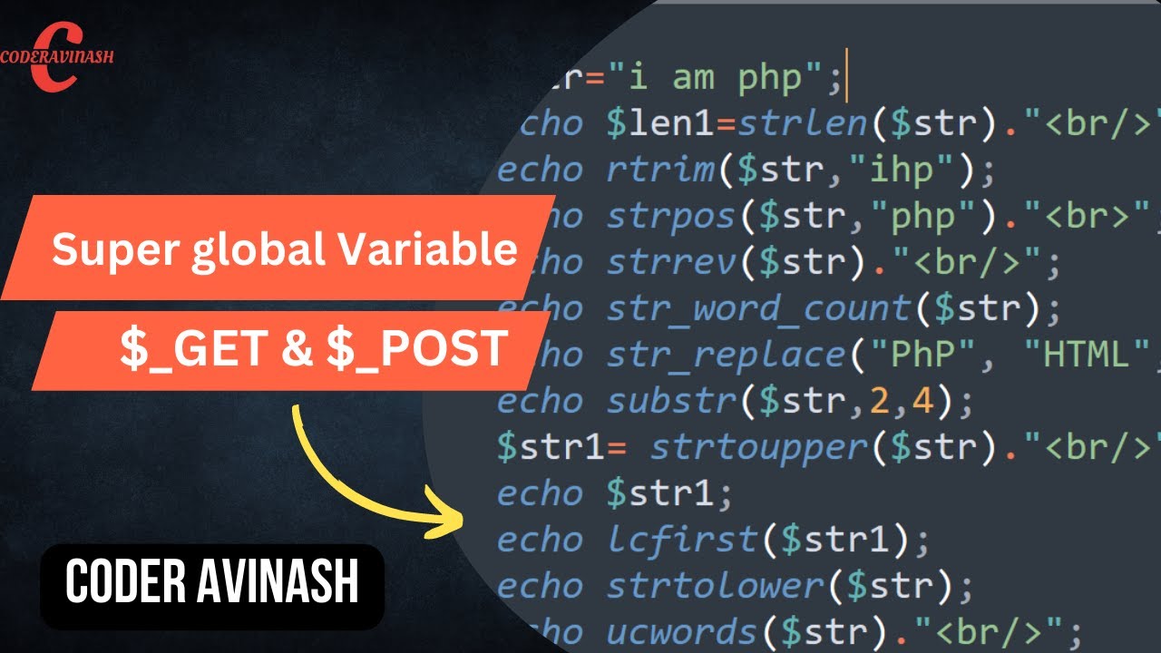 🔵 Php Super Global Variable Get And Post Php In Hindi Youtube 7055