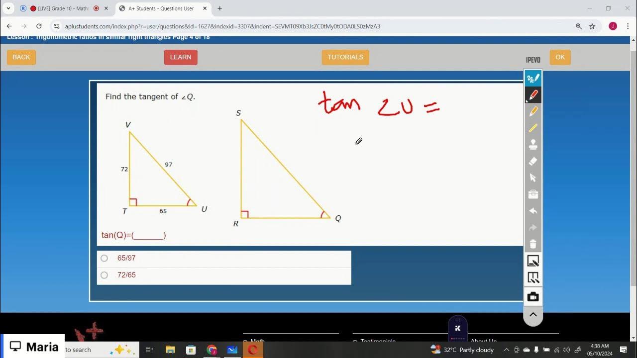 Grade 10 - Math: Trigonometry - YouTube
