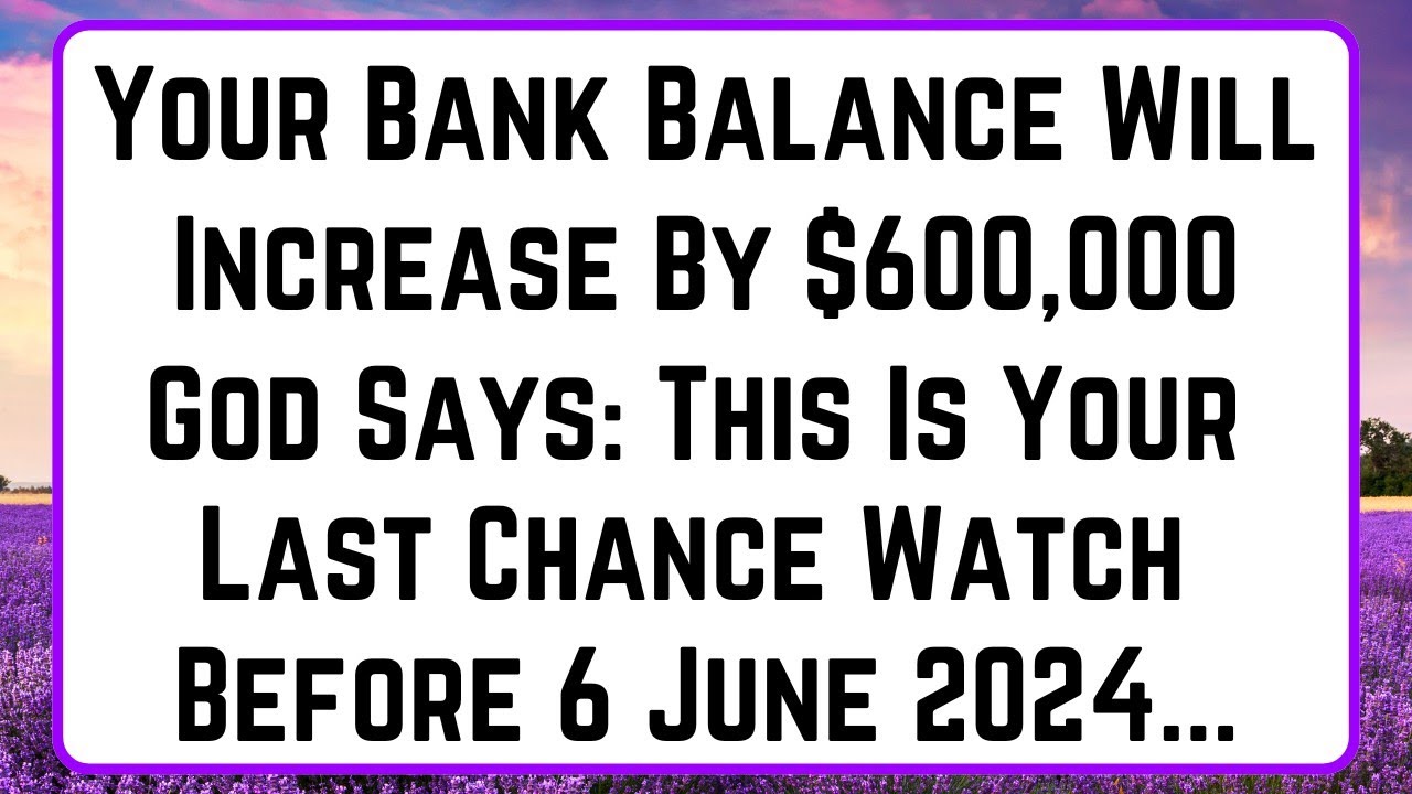 11:11😇God Says, Your Bank Balance Will Increase By $600,000 But ...