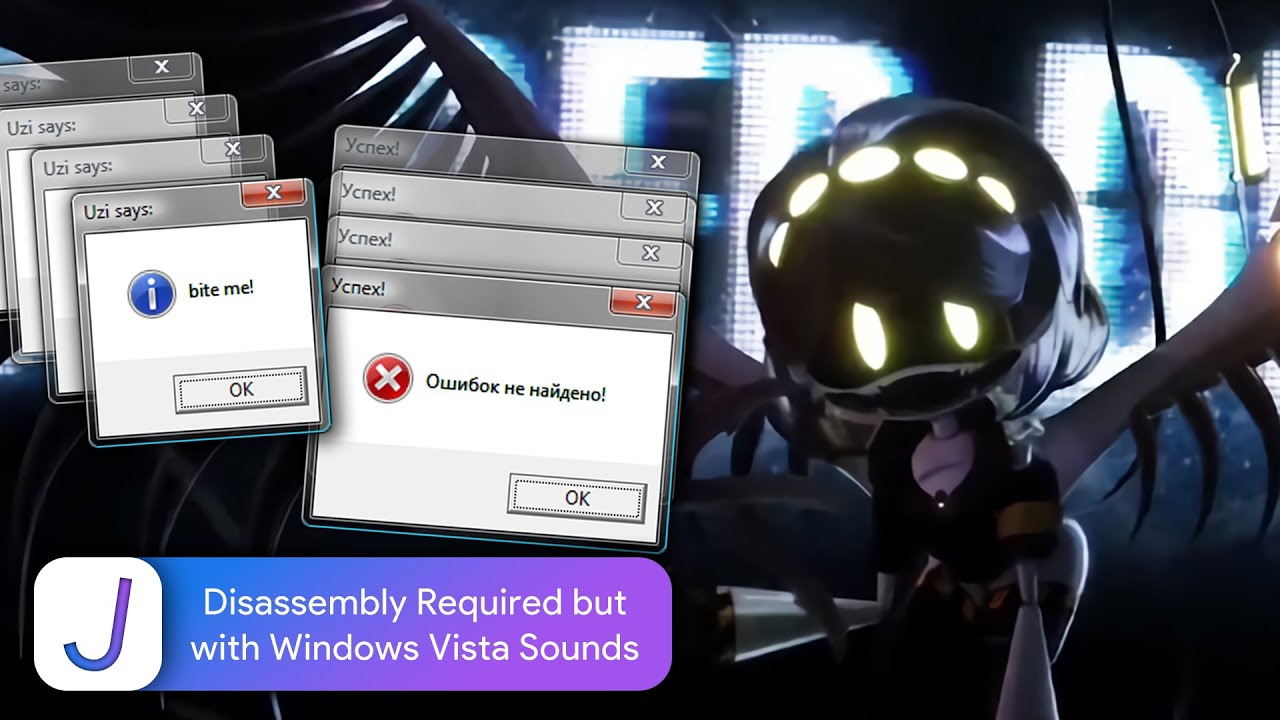 Disassembly Required but with Windows Vista Sounds - YouTube