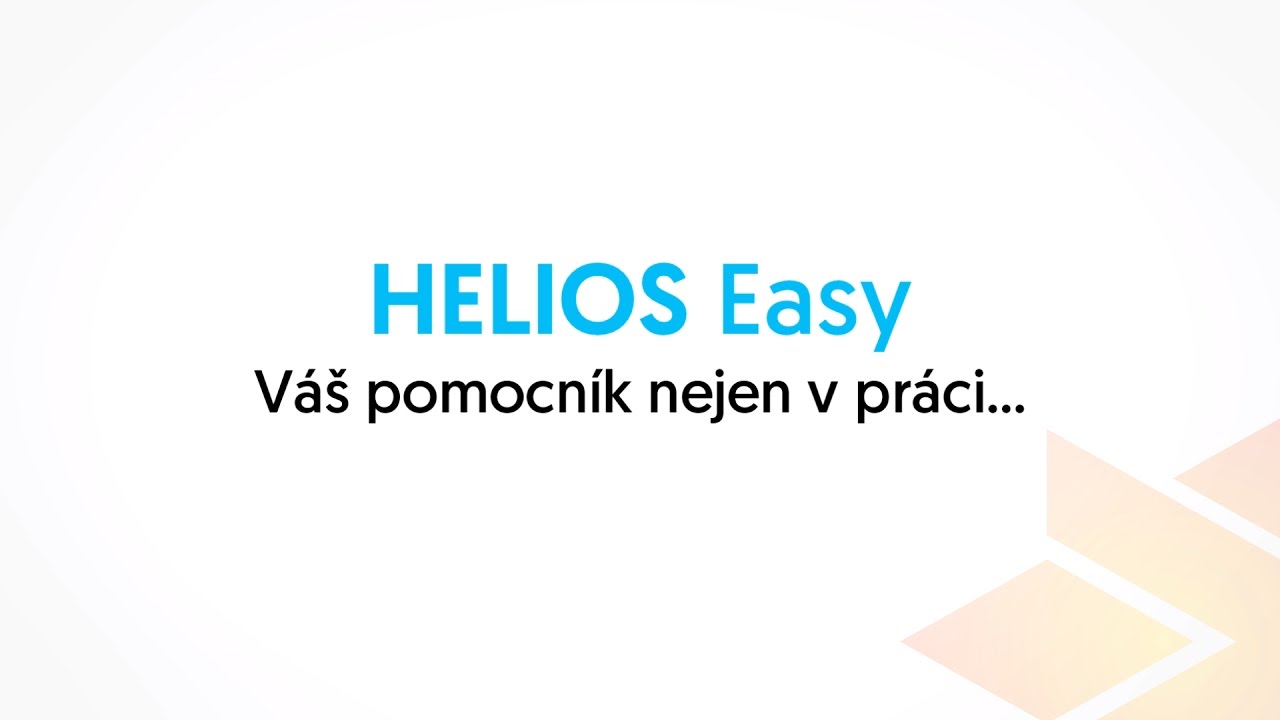 HELIOS Easy je vhodný i pro výrobu - YouTube