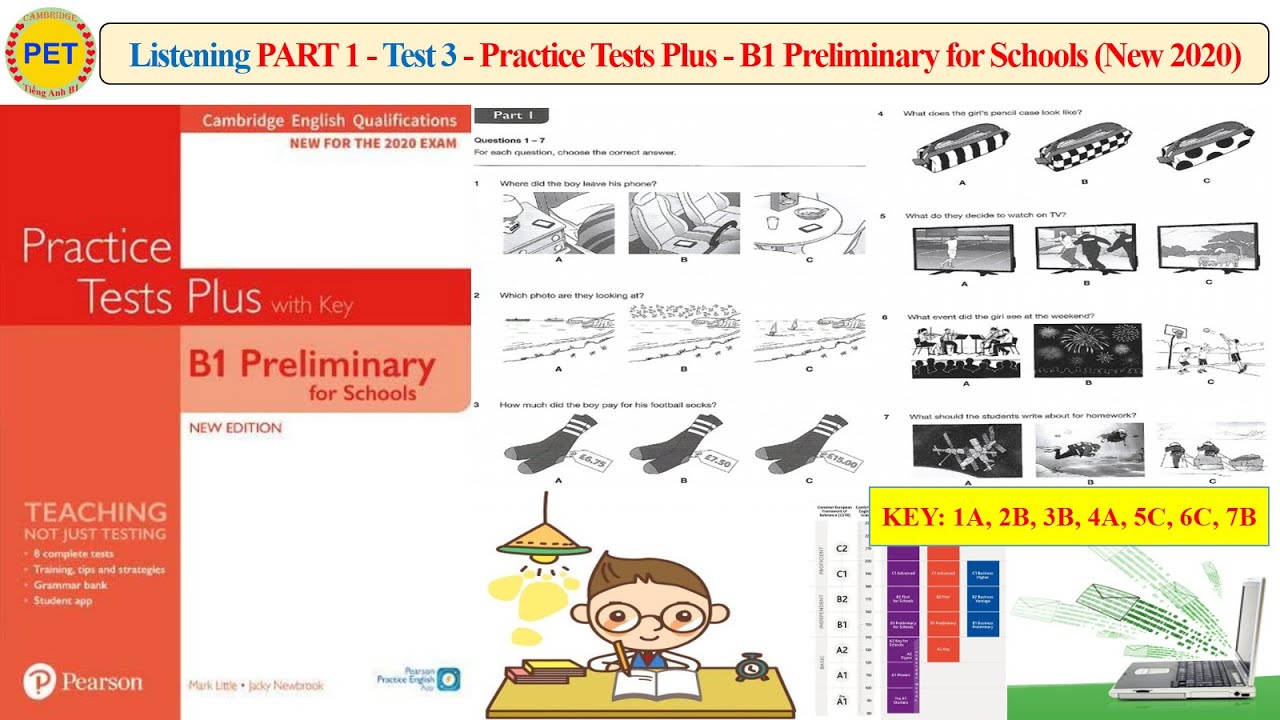 Practice Test Plus B1 Preliminary for Schools - Listening Part 1 Test 3 ...