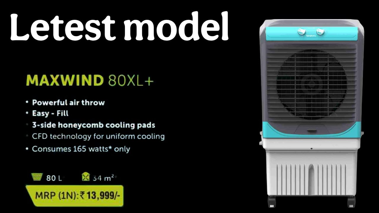 Symphony Letest cooler review || model- MAXWIND 80XL Fully detail .Best ...