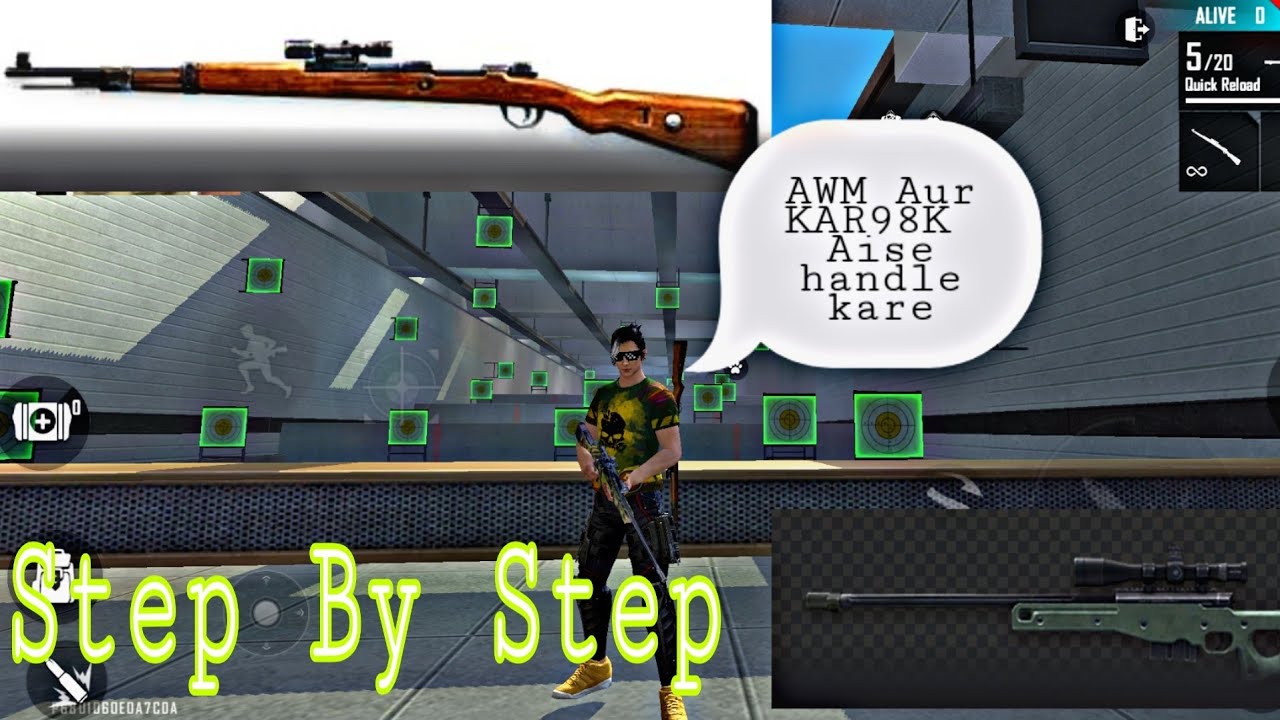 How to use Double AWM and KAR98K Without reload!! - YouTube