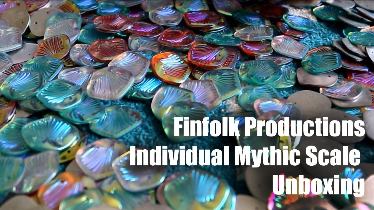 Finfolk Productions Individual Mythic Mermaid Scale Unboxing - YouTube