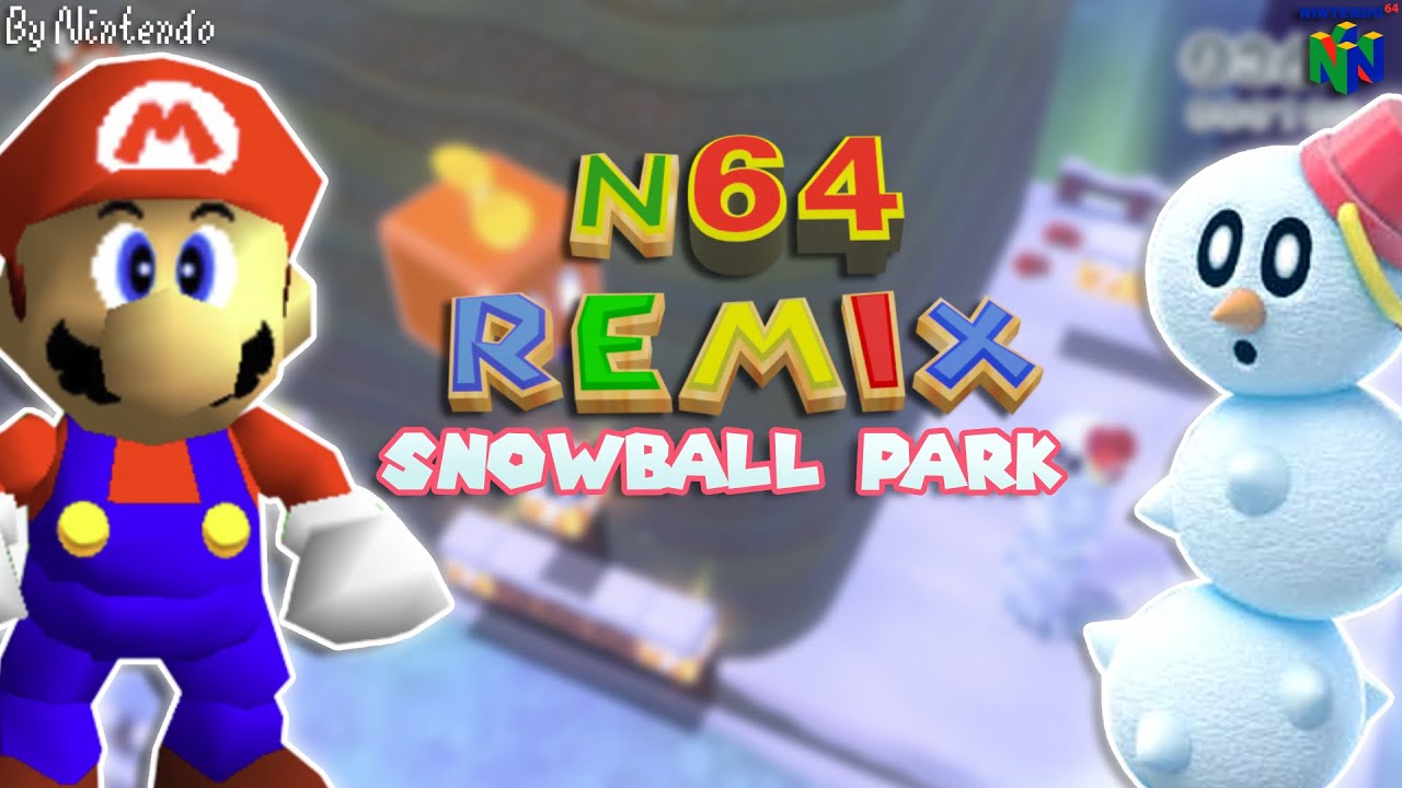 Super Mario 3D World - Snowball Park (N64 Remix) - YouTube