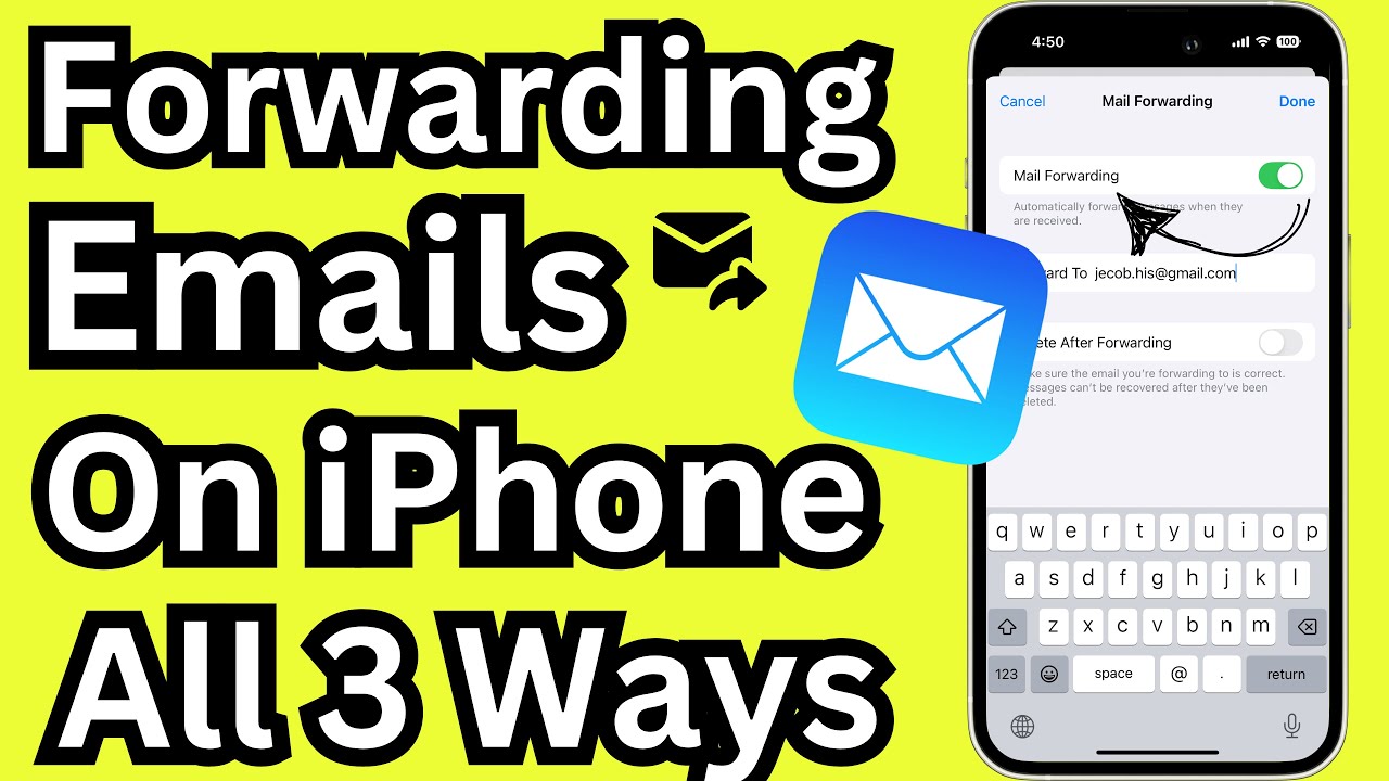 How to Mail Forwarding on iPhone (Auto, Manual, Rule) on 16 (Pro, Max ...