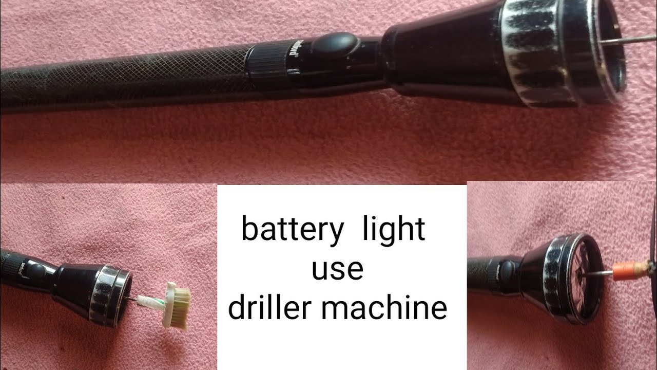 torchlight driller machine simple making || @ElectricalElectronicslab ...