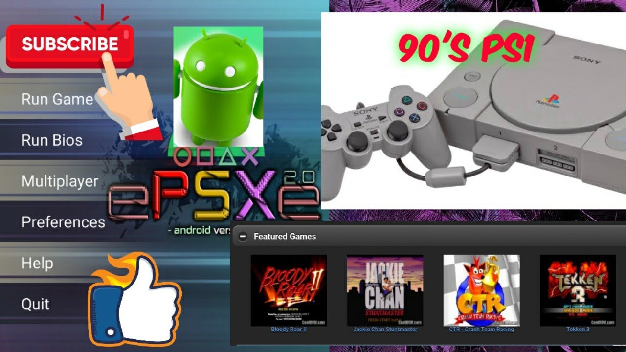 How to play Playstation 1 games on android phone - YouTube