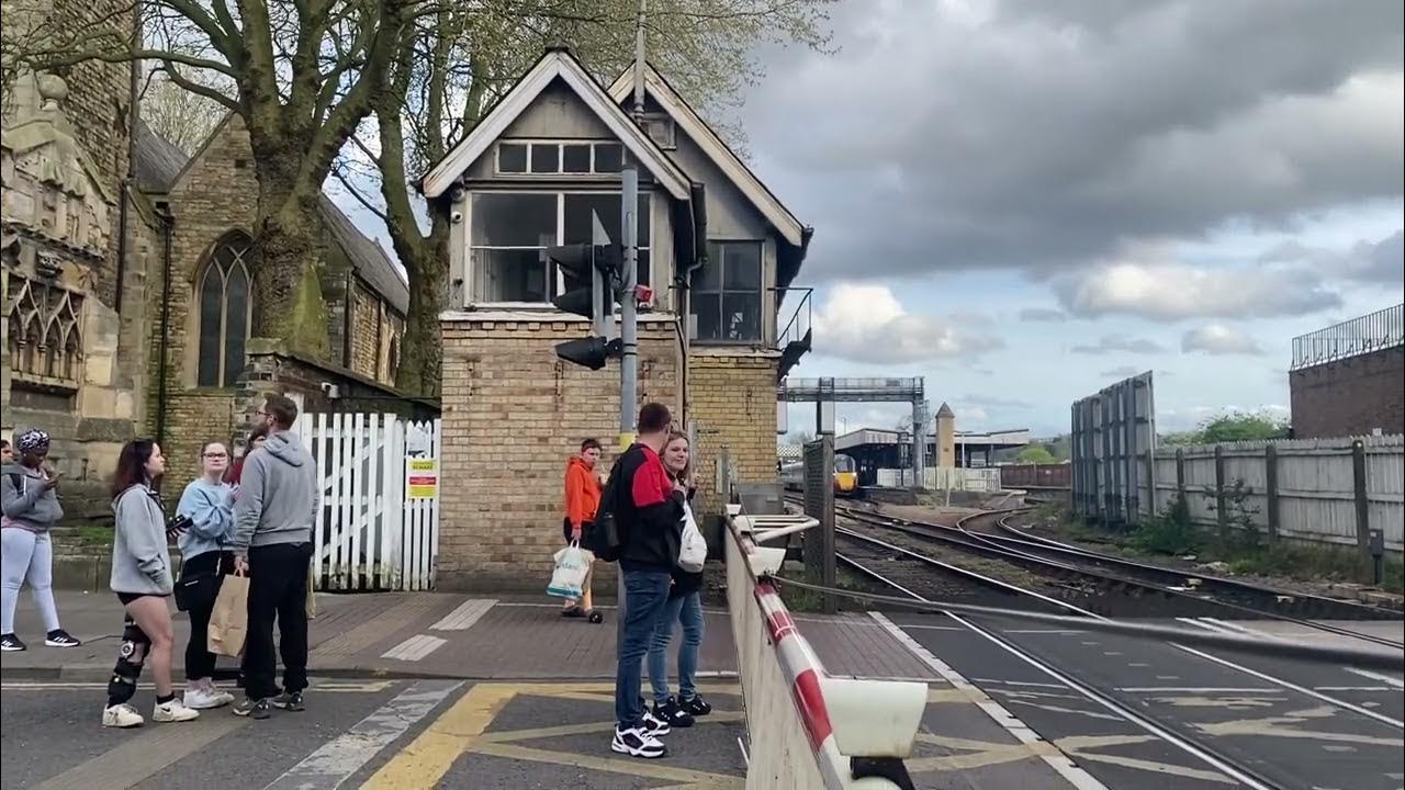 *Person STRUCK by a barrier & hangman* Lincoln high street level crossing (13/04/24) (sneak peek ...