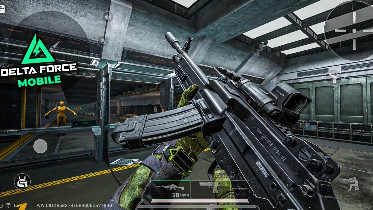 NEVER SEEN AN M249 THIS LASER-STABLE IN DELTA FORCE MOBILE - YouTube