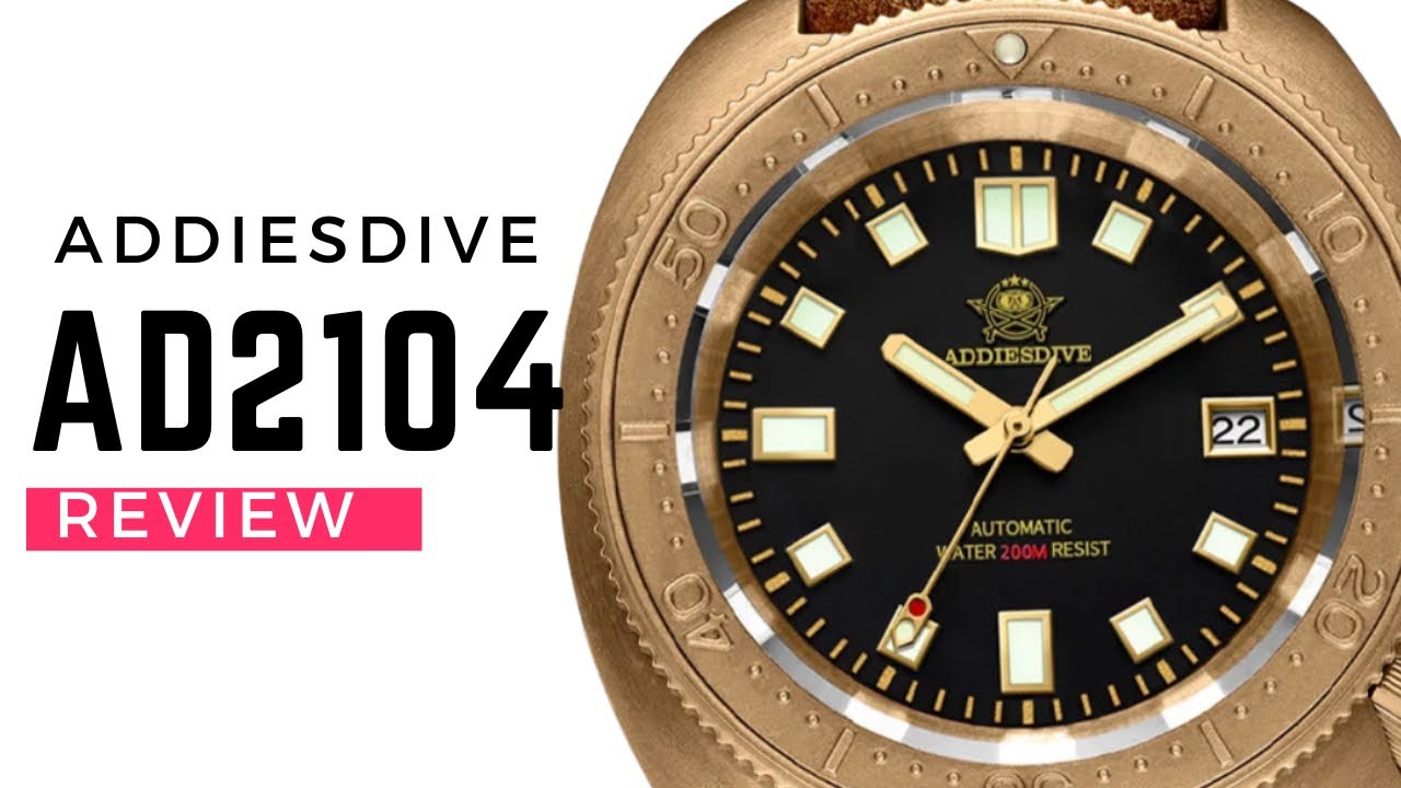 Addiesdive AD2104 checking out the bronze Captain Williard homage - YouTube